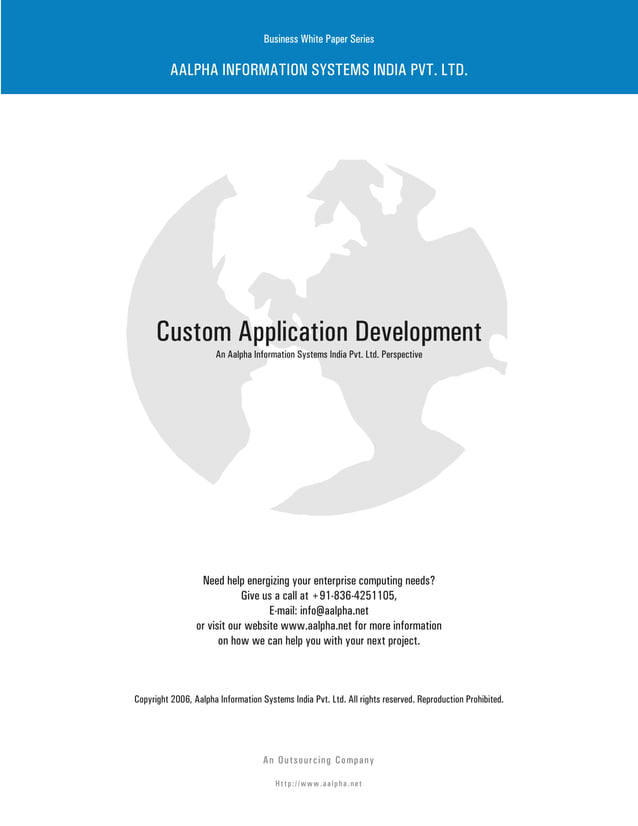 Custom Application Development | PDF | Computer Software and Applications | Computing
