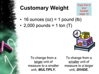 Customarylengthcapacityweight 001 | PPT