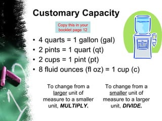 Customarylengthcapacityweight 001 | PPT