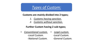 Custom as source of law | PPT