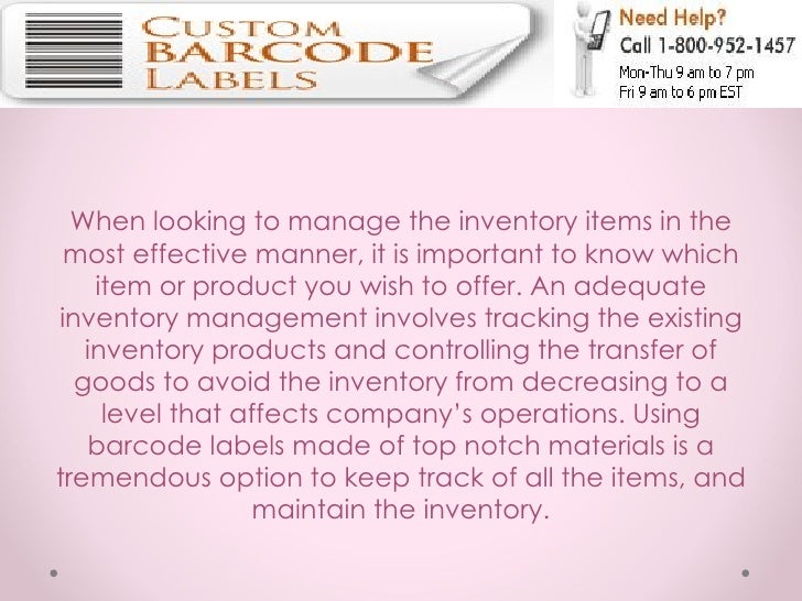 Metal Barcode Labels Are Important For Effective Inventory Management