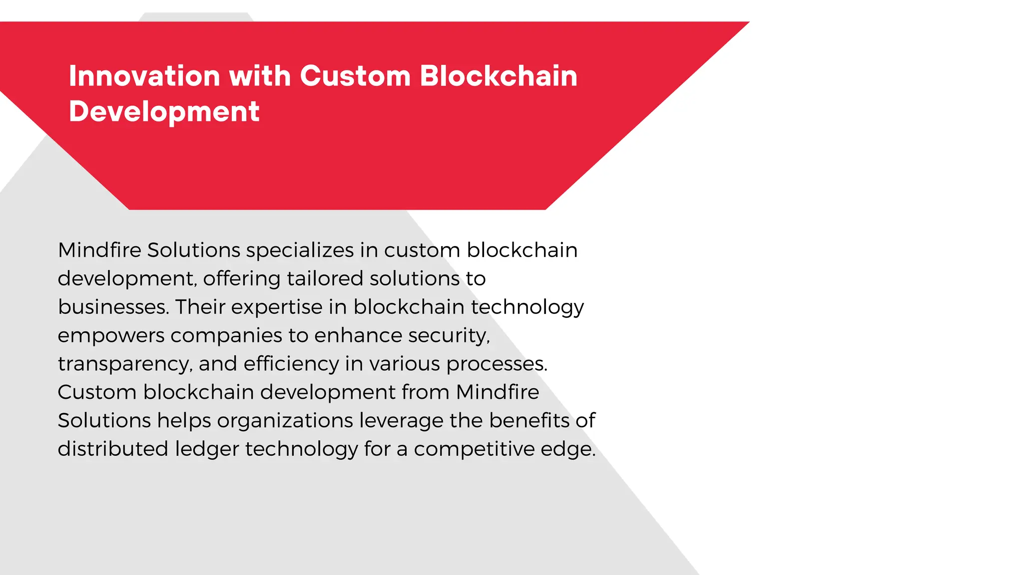 custom blockchain development | PPTX | Technology & Computing