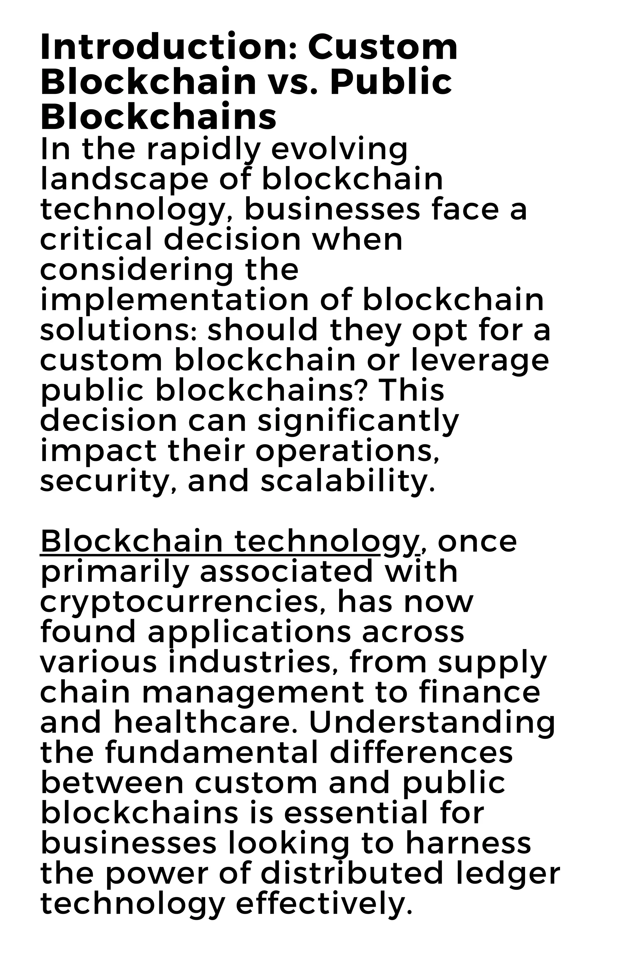 Custom Blockchain vs. Public Blockchains Choosing the Right Path for Your Business.pdf