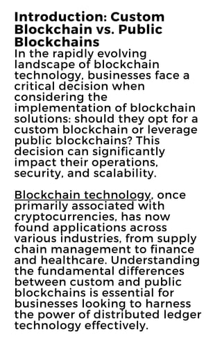 Custom Blockchain vs. Public Blockchains Choosing the Right Path for Your Business.pdf