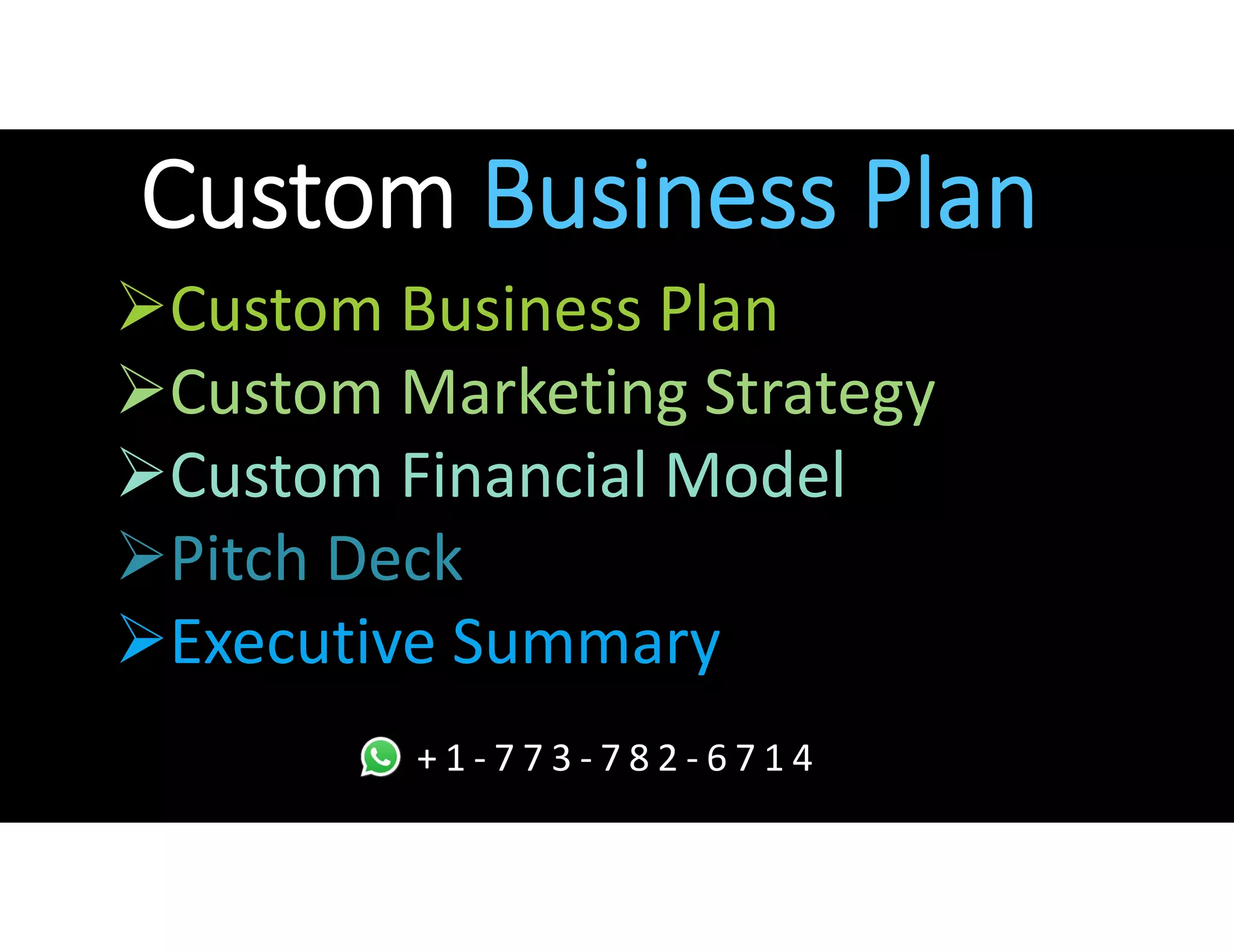 Custom Business Plan | PDF