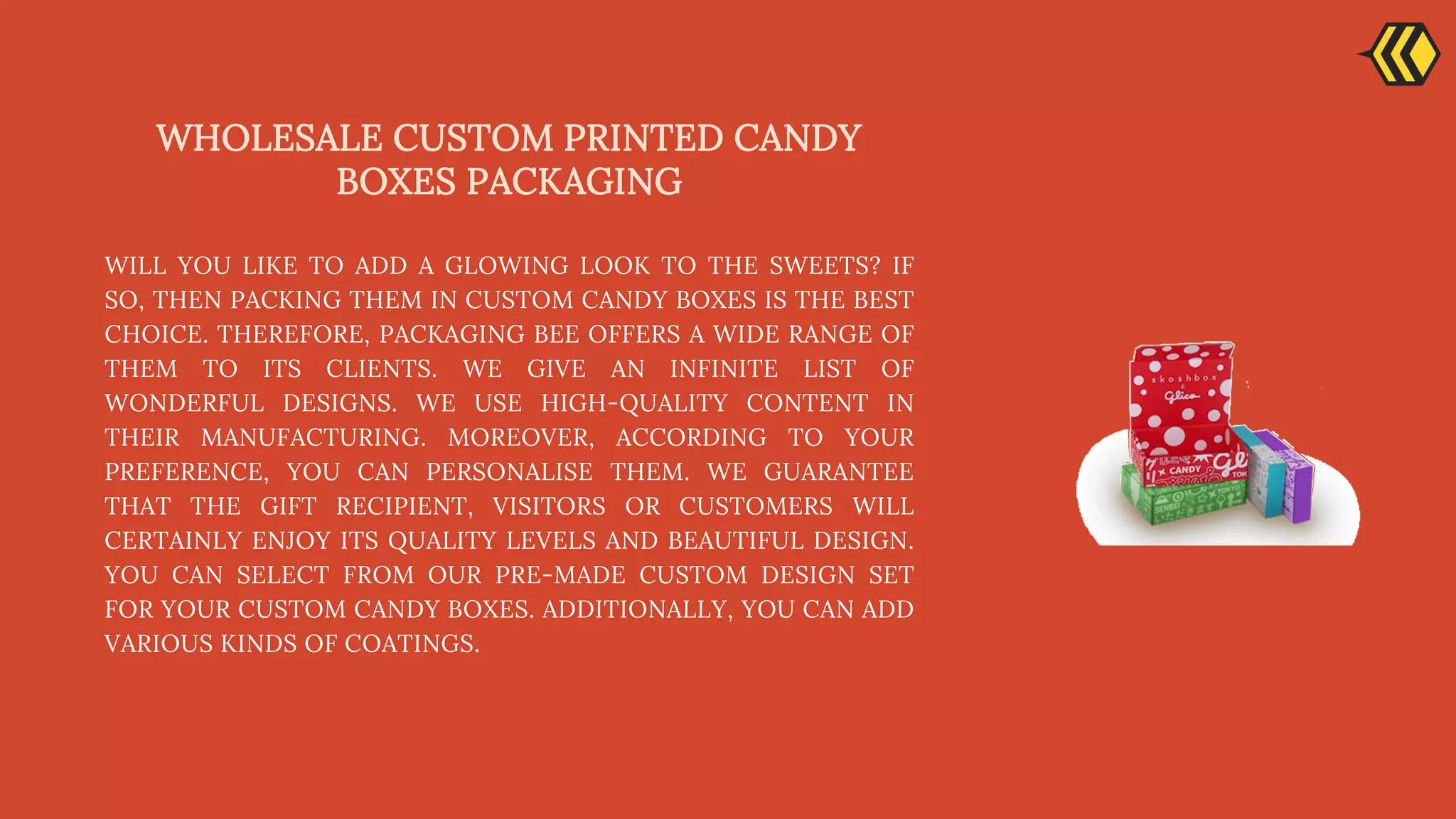 Custom candy boxes | PPTX