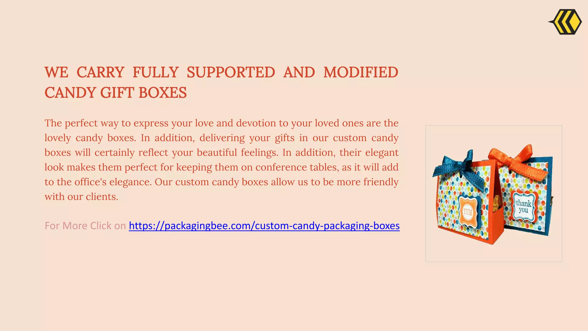 Custom candy boxes | PPTX