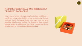 Custom candy boxes | PPTX