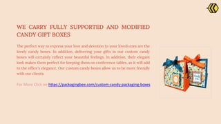 Custom candy boxes | PPTX