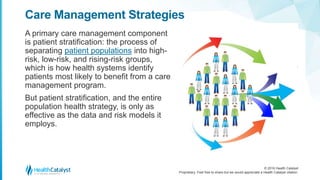 Custom Care Management Algorithms that Actually Reveal Risk | PPT
