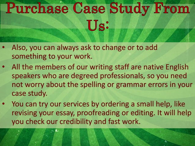 Custom case study | PPTX