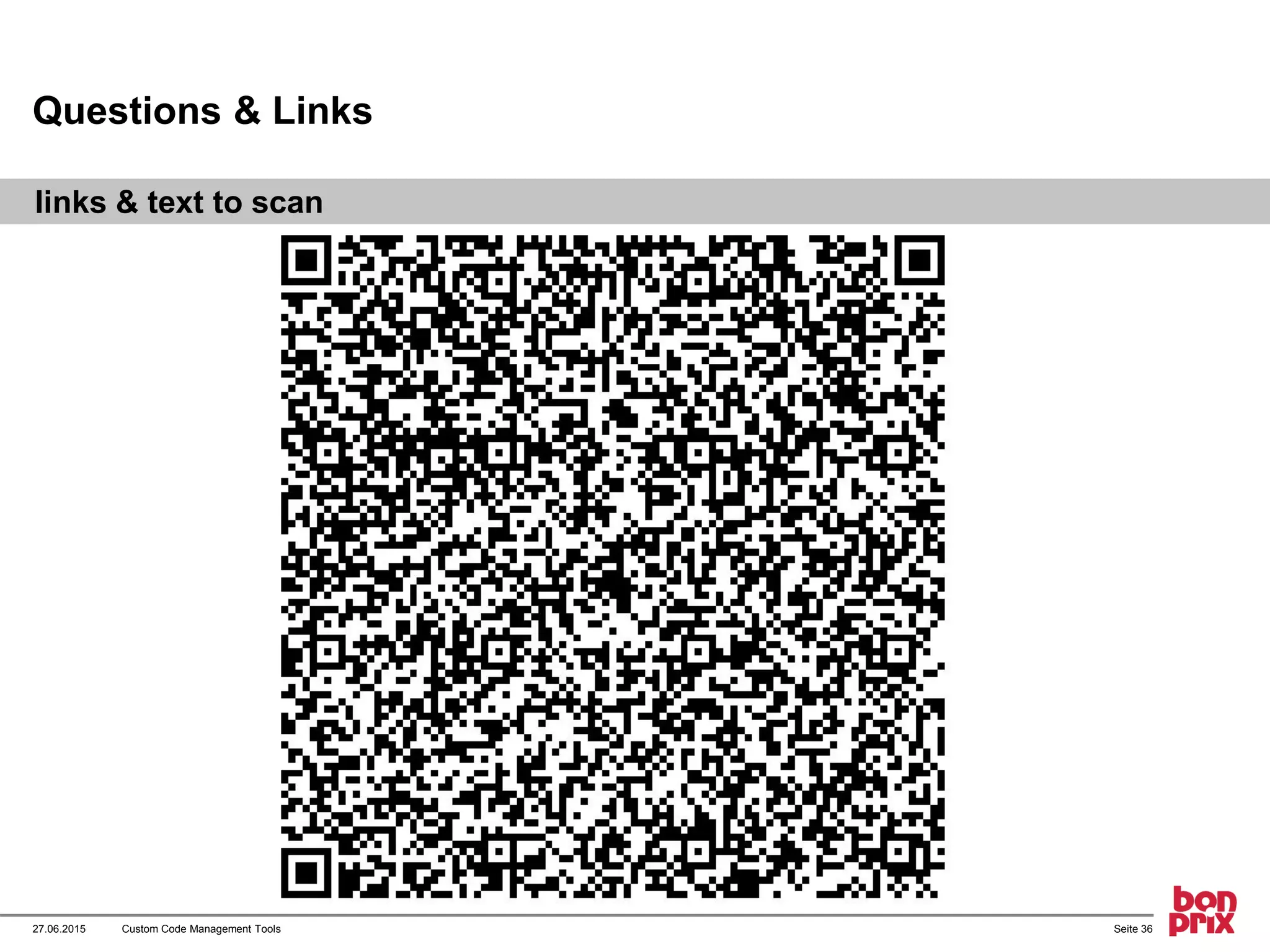 Custom code management & tools | PPT