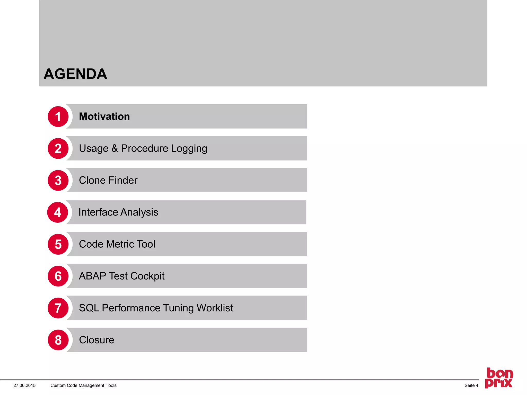 Custom code management & tools | PPT