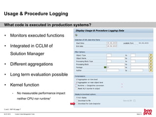 Custom code management & tools | PPT