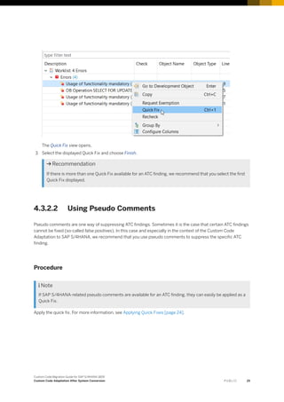 Custom codemigration to S/4HANA | PDF | Programming Languages | Computing