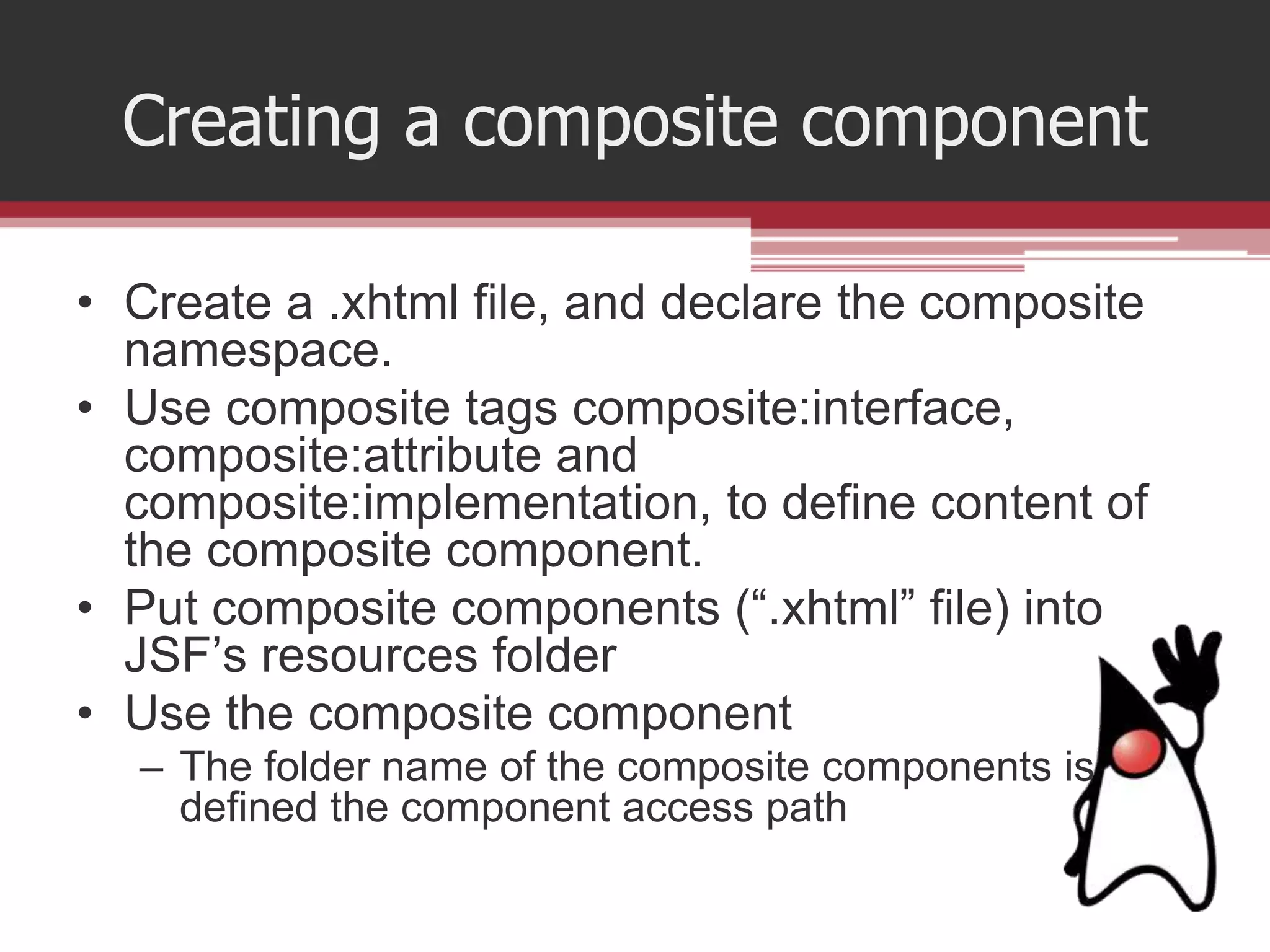 Custom components in JSF | PPT