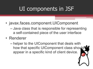Custom components in JSF | PPT