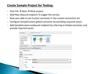 Custom connector development using mule DevKit | PPT