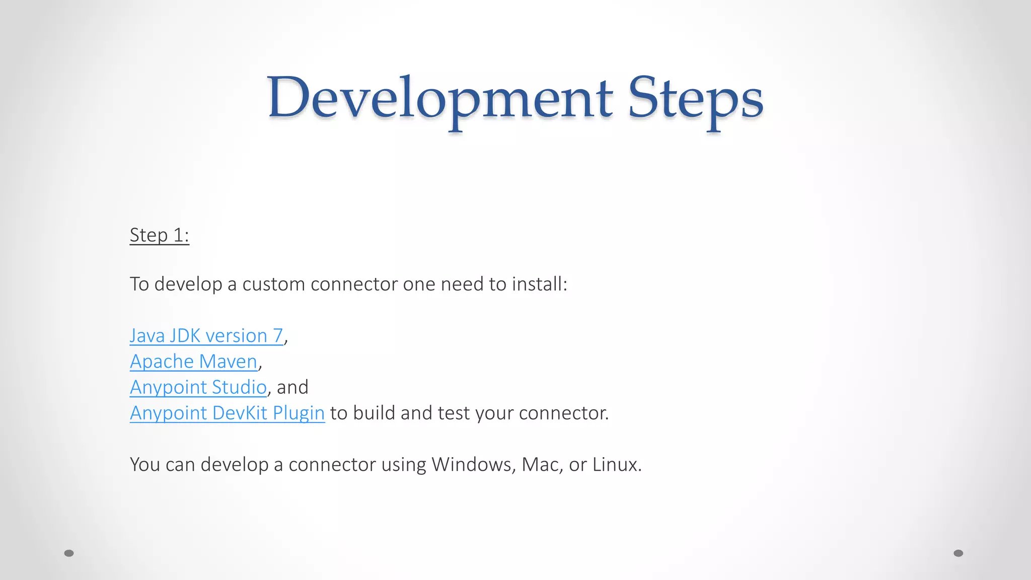Custom connectorsinmule | PPTX | Computing | Technology & Computing