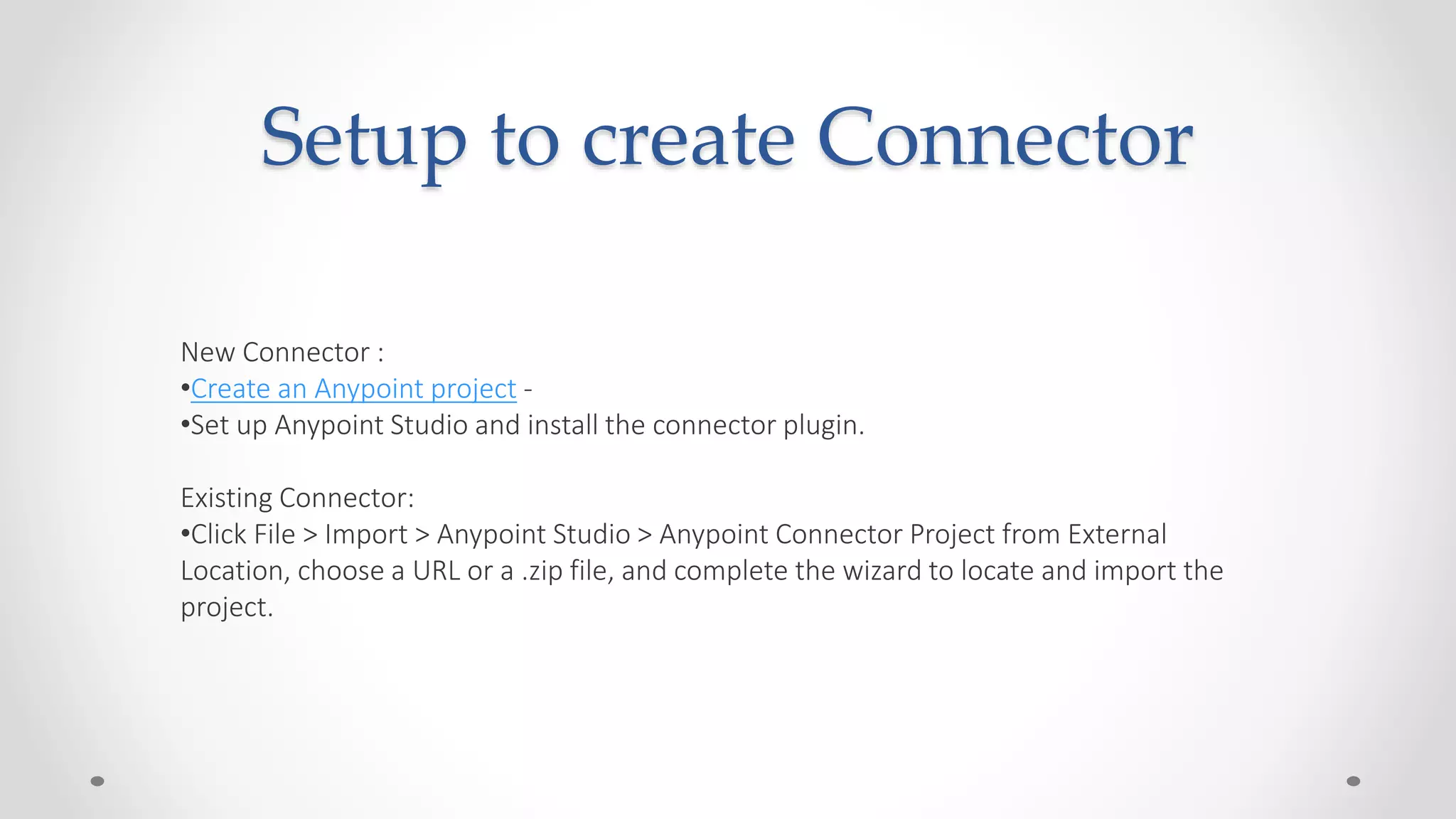 Custom connectorsinmule | PPTX