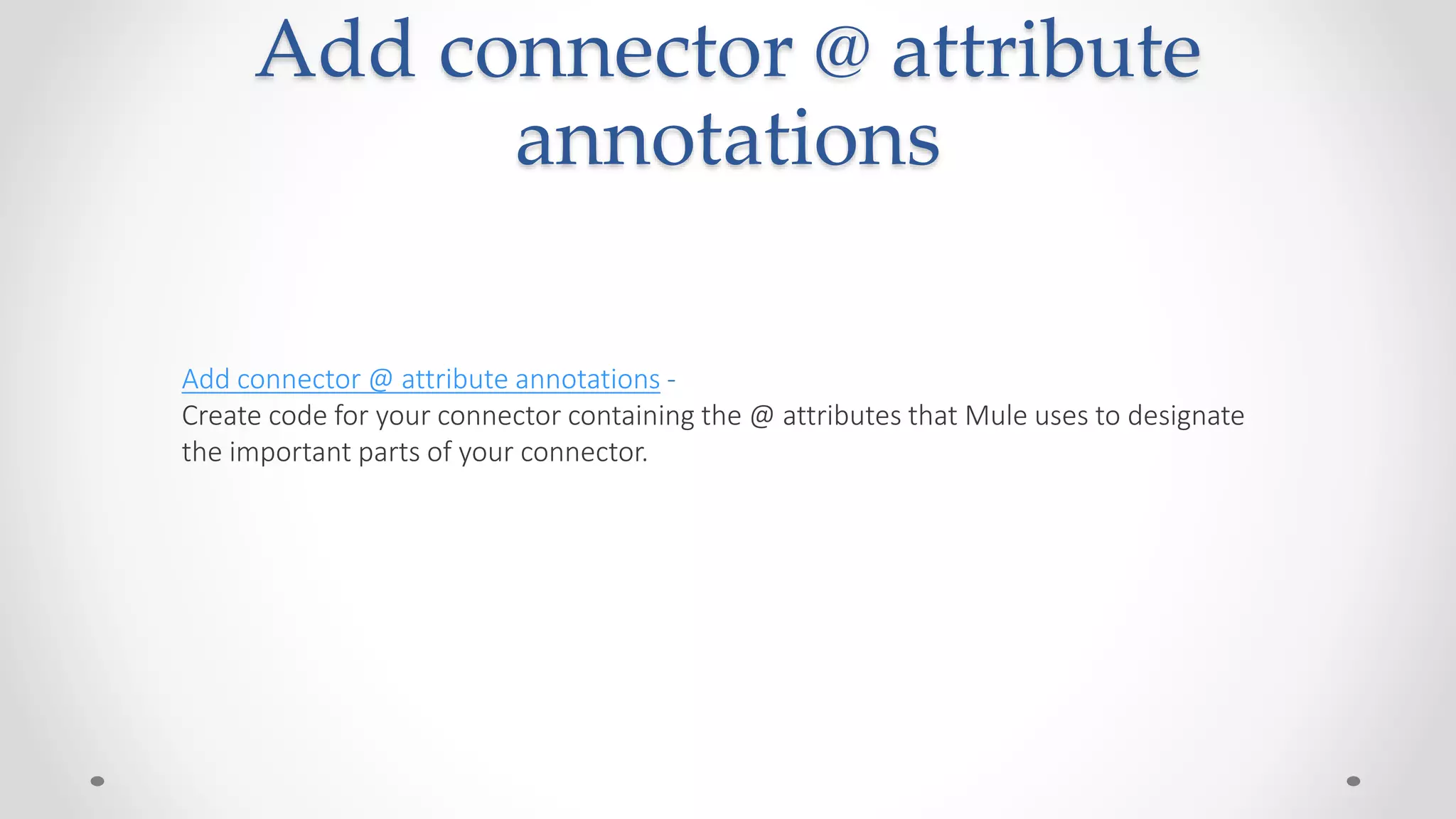 Custom connectorsinmule | PPTX