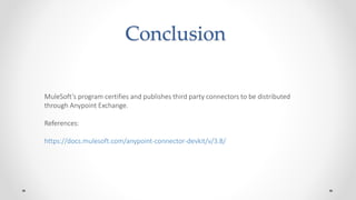 Custom connectorsinmule | PPTX