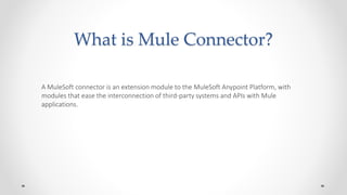 Custom connectorsinmule | PPTX | Computing | Technology & Computing
