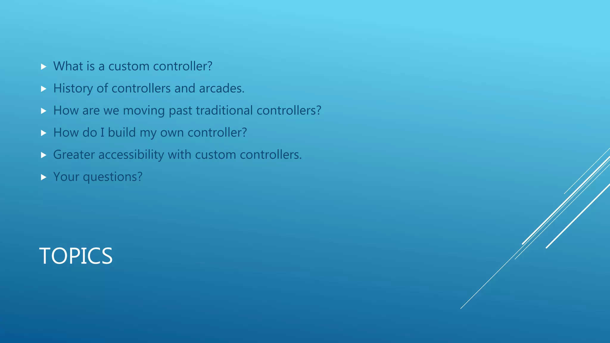 Custom controllers | PPTX