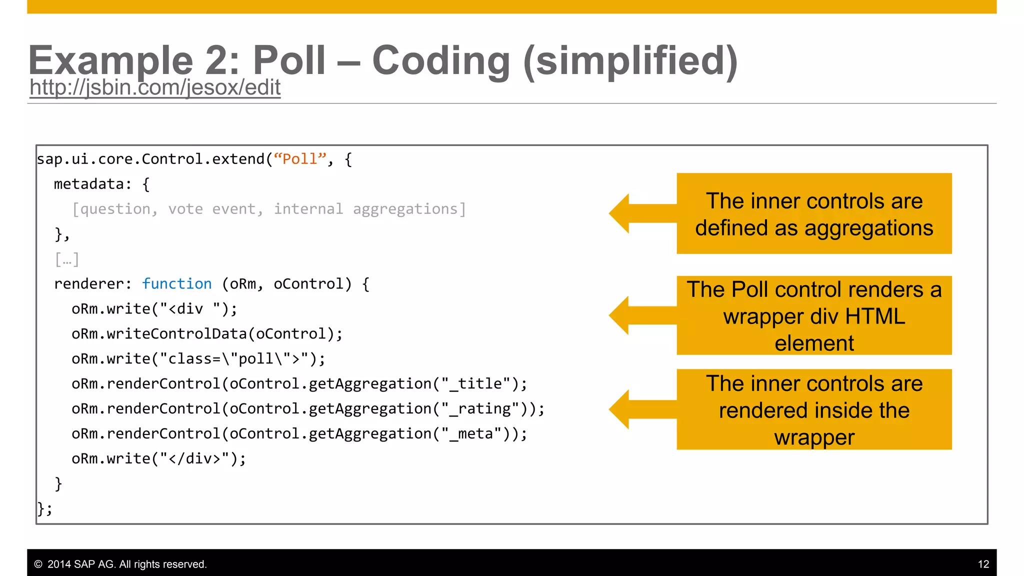 Developing Custom Controls with UI5 (OpenUI5 video lecture) | PDF