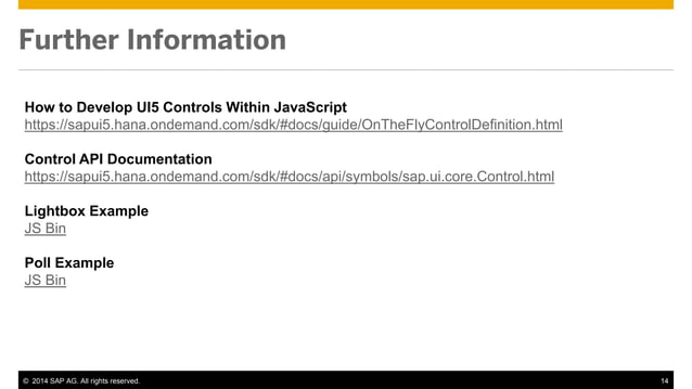 Developing Custom Controls with UI5 (OpenUI5 video lecture) | PDF | Web Development | Internet