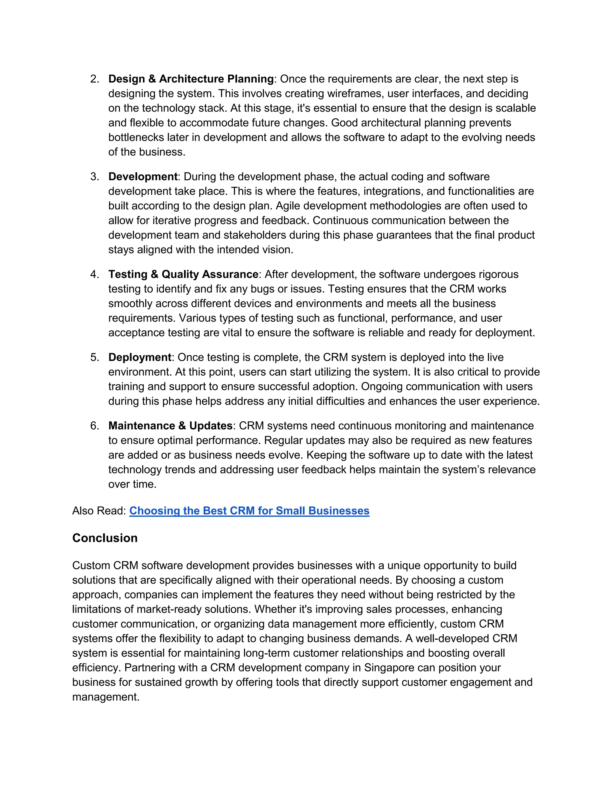 Custom CRM Software Development A Detailed Guide.pdf | Free Download