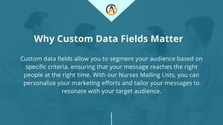 Custom Data Fields Available In Our Nurses Mailing Lists.pdf