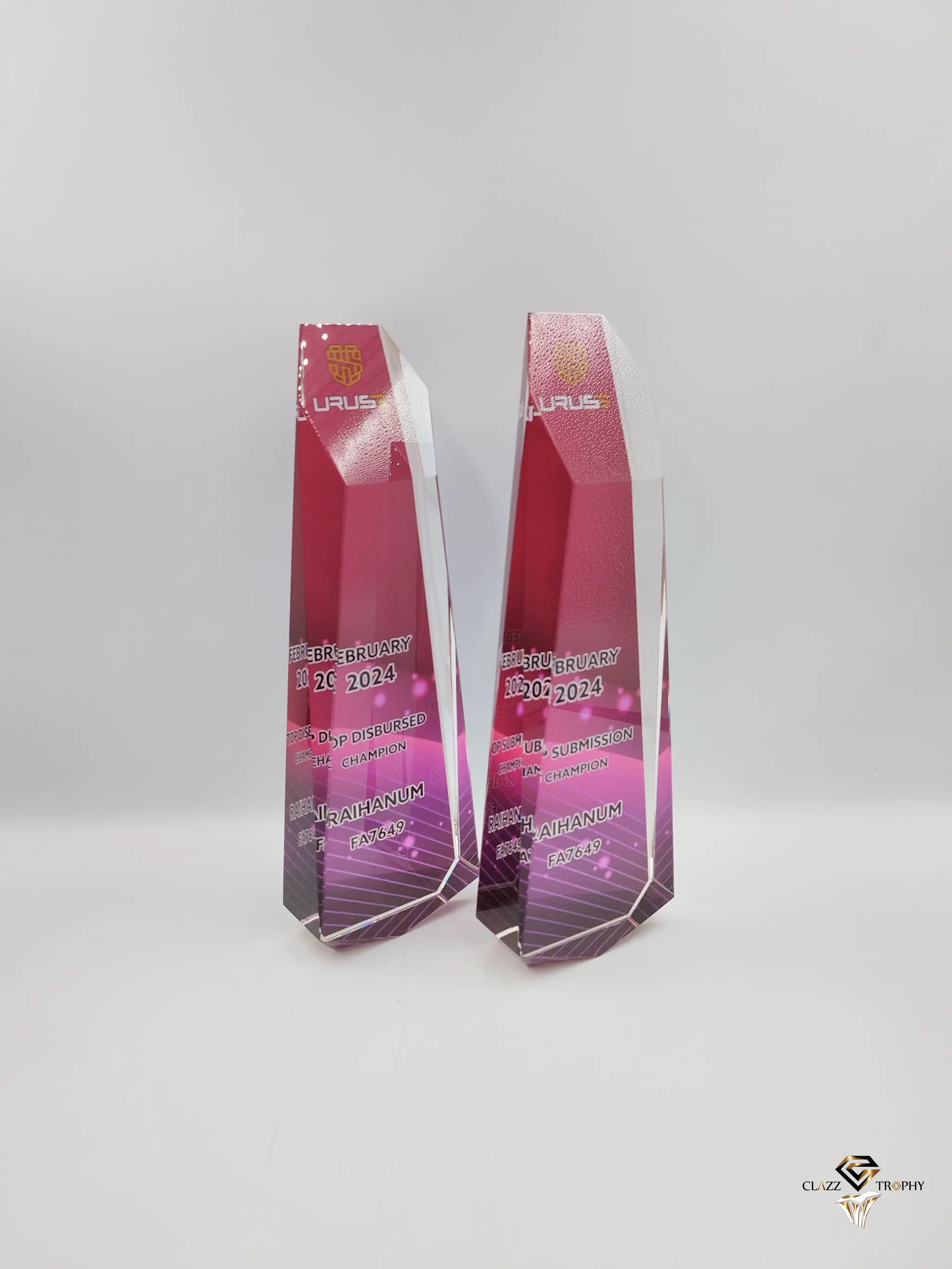 Custom Design Crystal Trophies at Clazz Trophy Malaysia | #1 Reliable ...