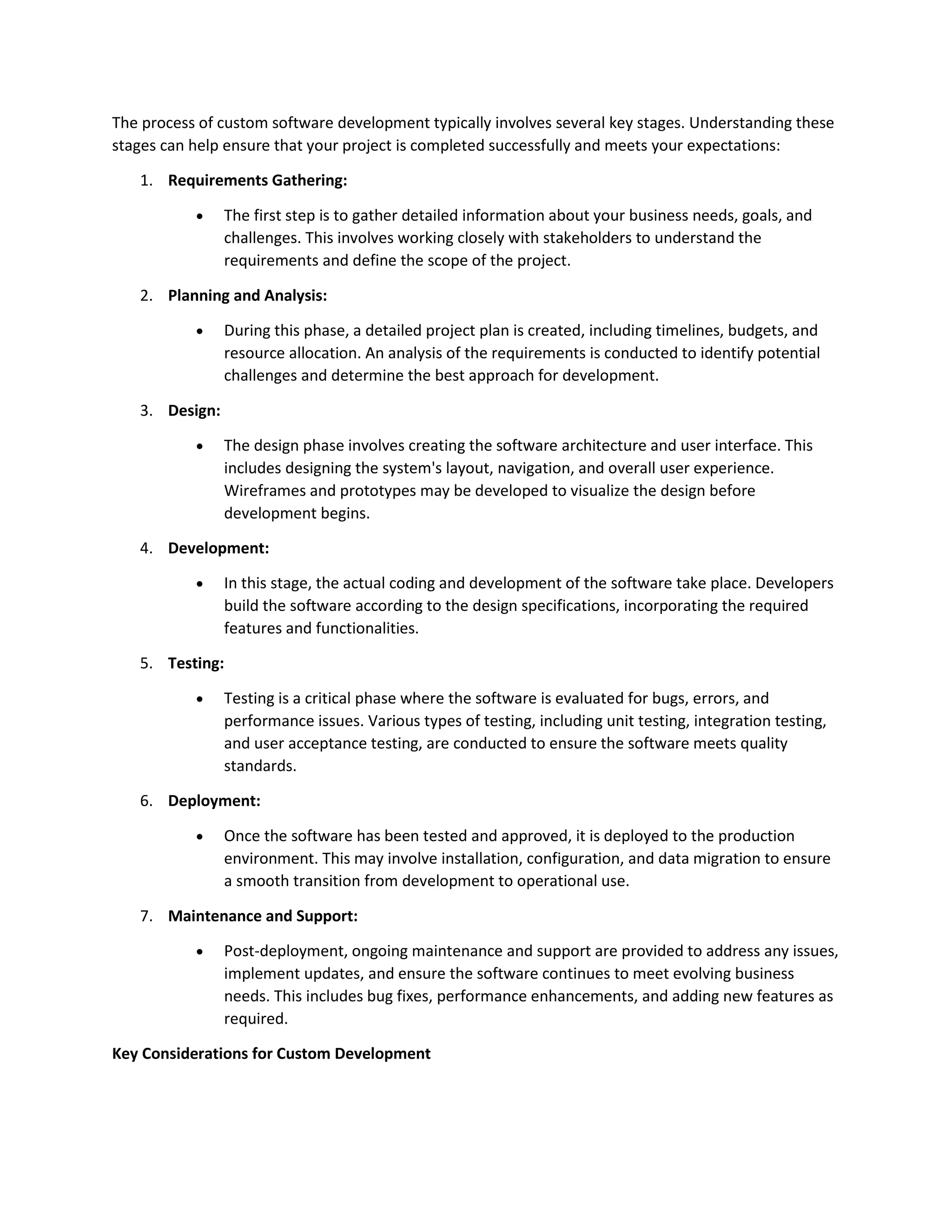 Custom Development: A Comprehensive Guide to Tailored Software ...