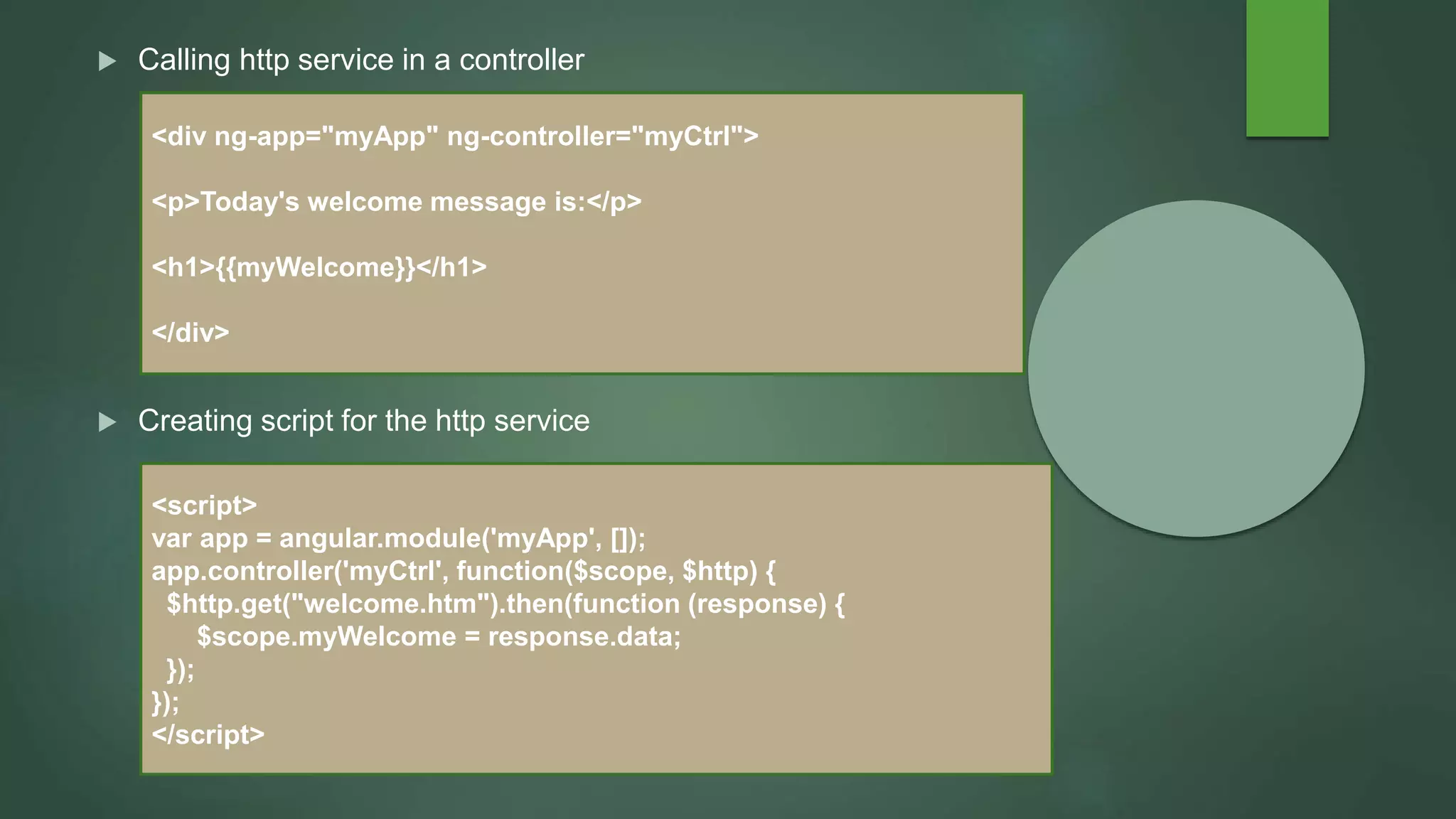 Custom directive and scopes | PPT