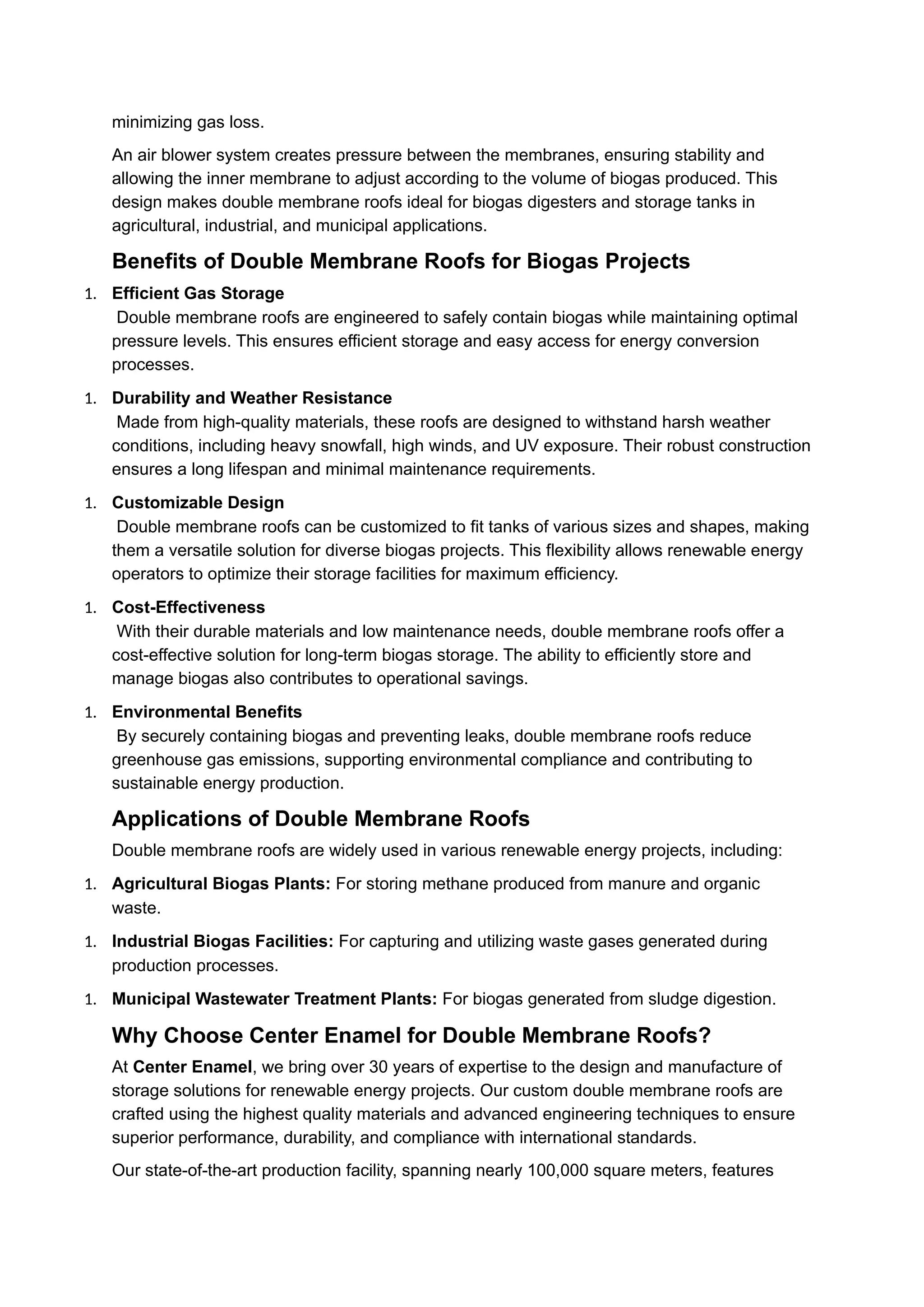 Custom Double Membrane Roofs for Biogas Storage and Renewable Energy Projects.docx