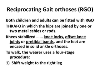 Custom made Orthoses | PPT