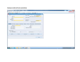 Custom employee number generation | DOCX