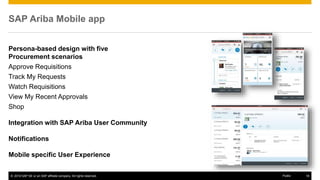SAP Ariba Mobile Apps for Buyers and Sellers: Increase Your Company's ...