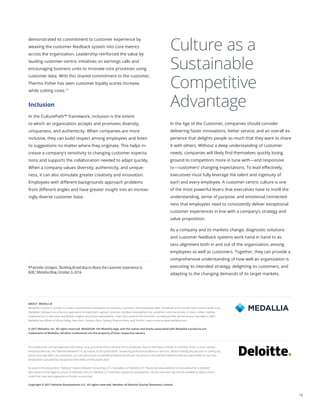 Customer centric culture | PDF