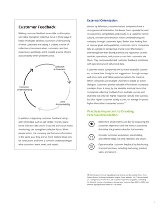 Customer centric culture | PDF