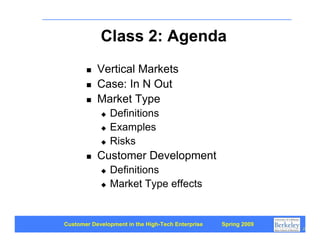 Customer Development 2: Three types of markets | PDF | Startups | Business