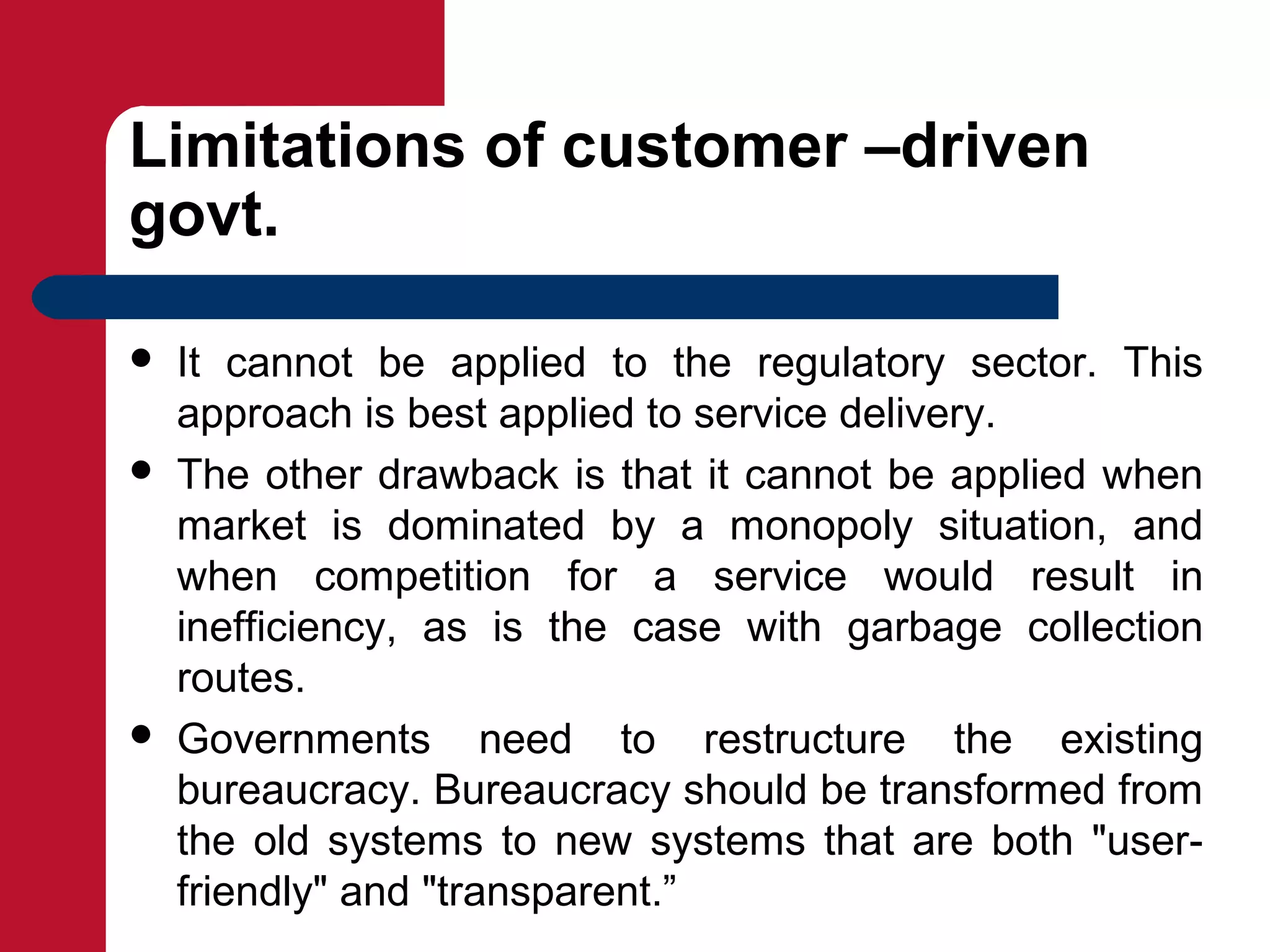 Customer driven government | PPT