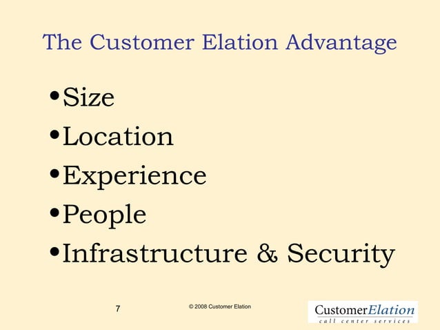 Customer Elation Ppt Overview | PPT