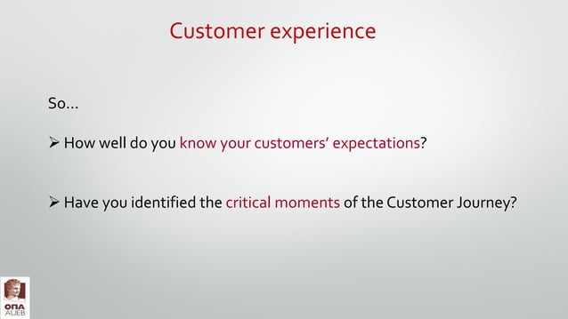 A Customer experience management framework | PDF