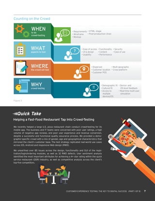 Customer Experience Testing: The Key to Digital Success | PDF