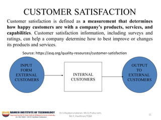 Customer: Focus, satisfaction, Complaints, Retention and orientation | PDF