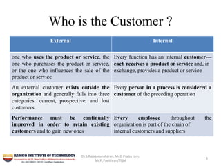 Customer: Focus, satisfaction, Complaints, Retention and orientation | PDF
