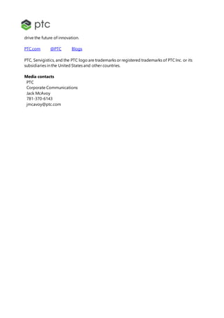 Hitachi Construction Machinery Adopts PTC Service Parts Management SaaS ...