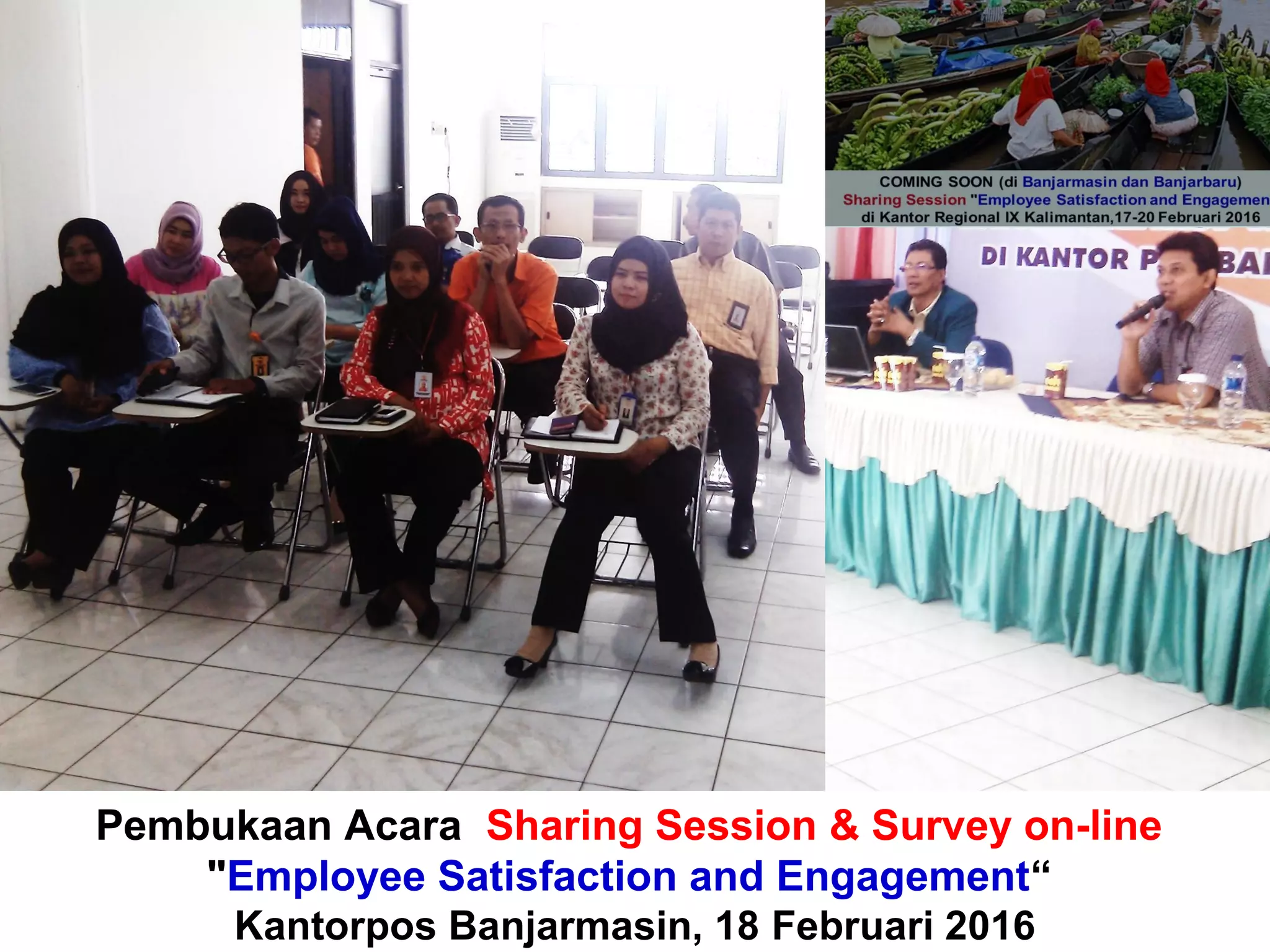 Pelaksanaan Acara Sharing Session "Employee Satisfaction and Engagement ...